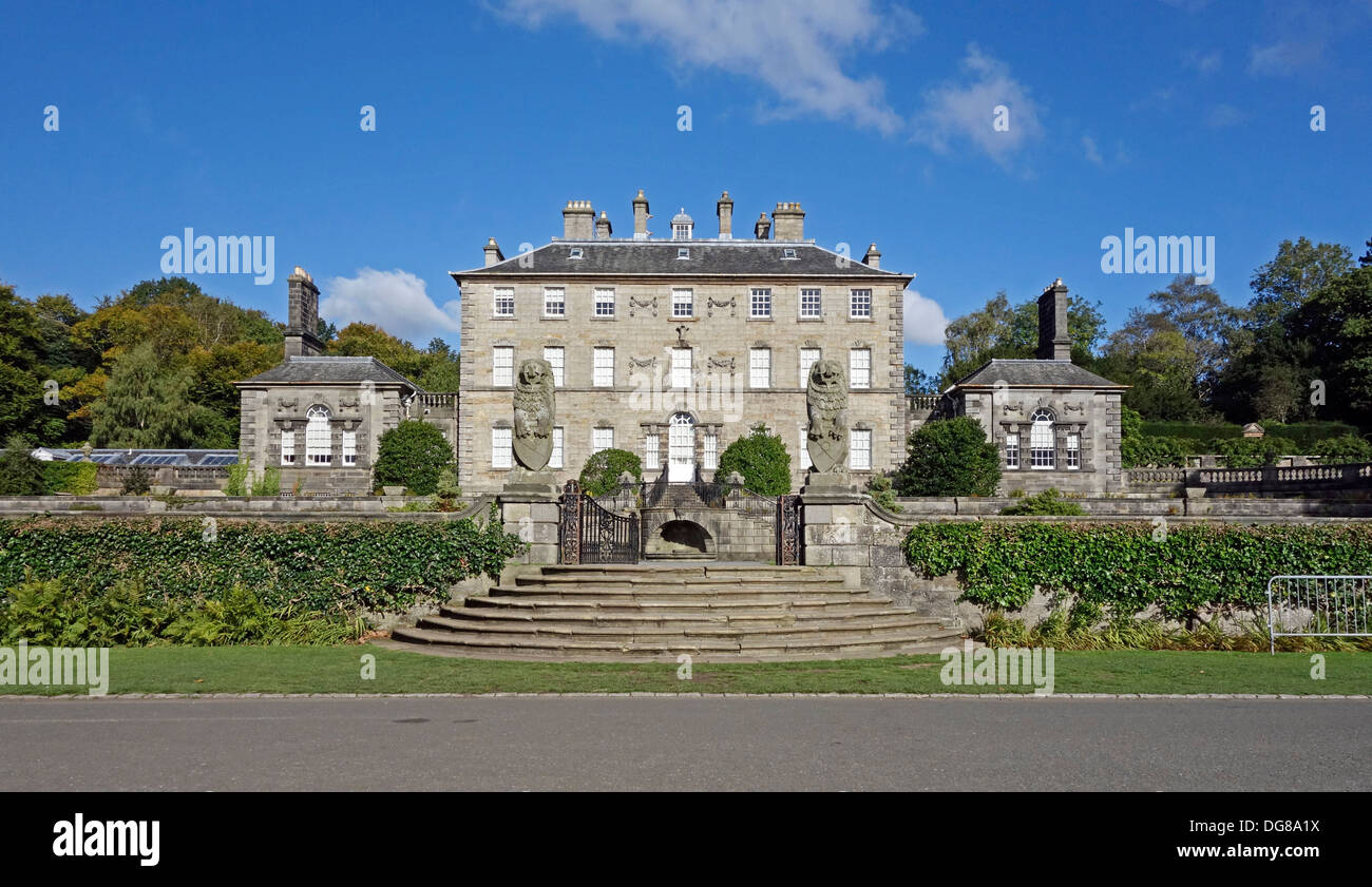 Pollok House in Pollok Country Park Glasgow Scotland seen from south ...