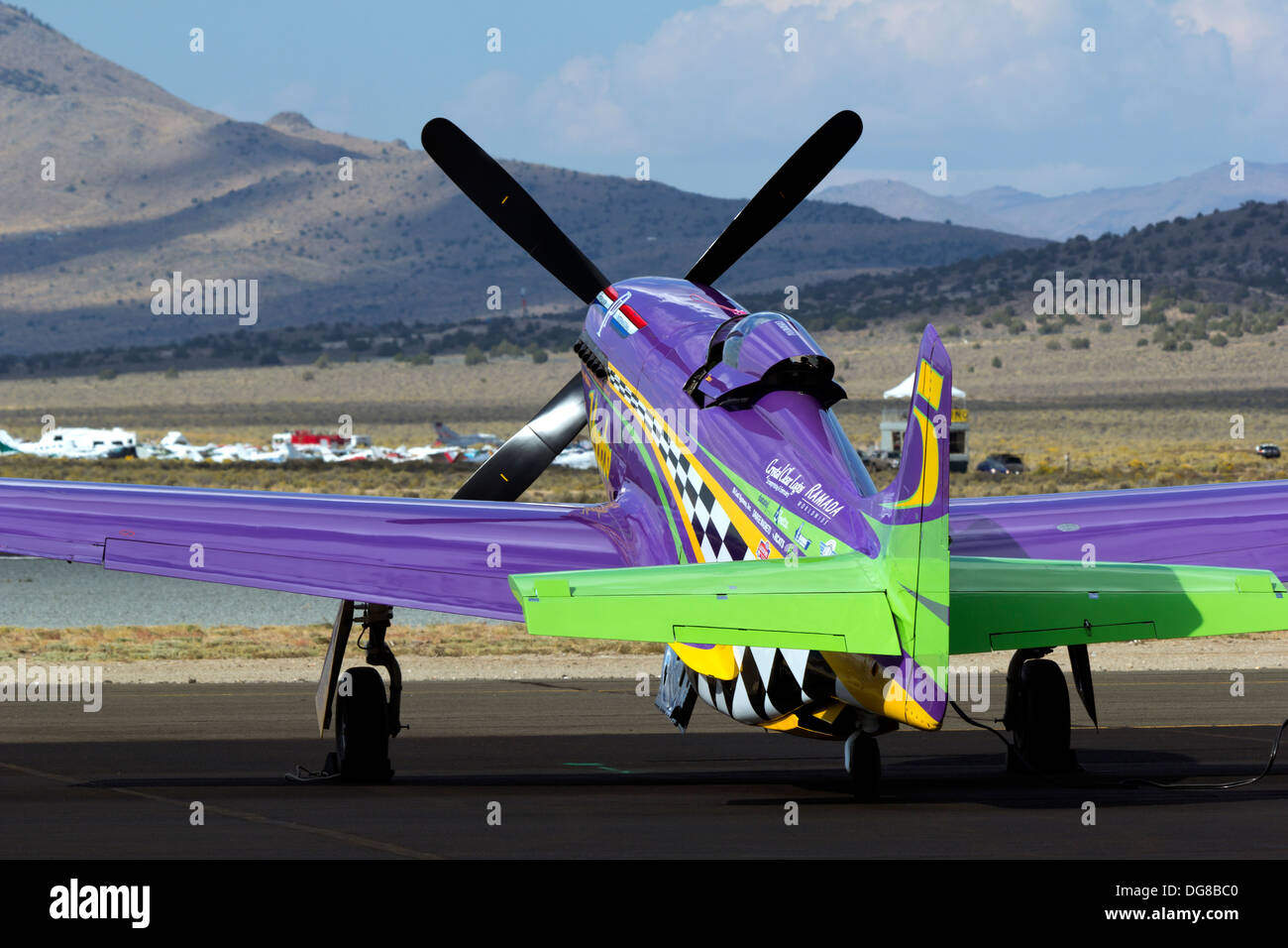 P 51 mustang air racer voodoo hi-res stock photography and images - Alamy