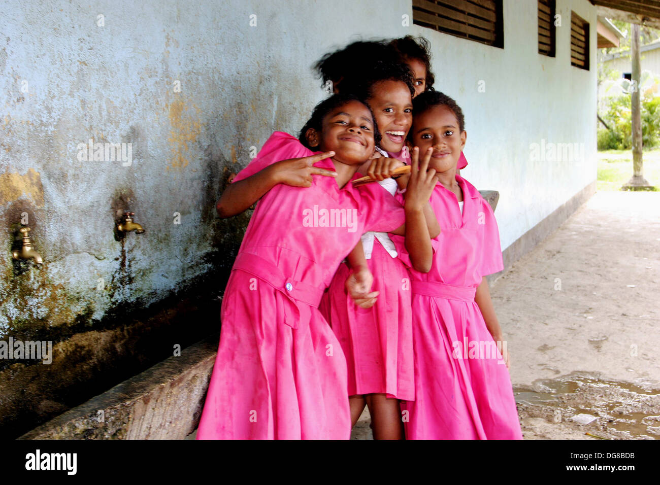 Fijian school children hi-res stock photography and images - Alamy