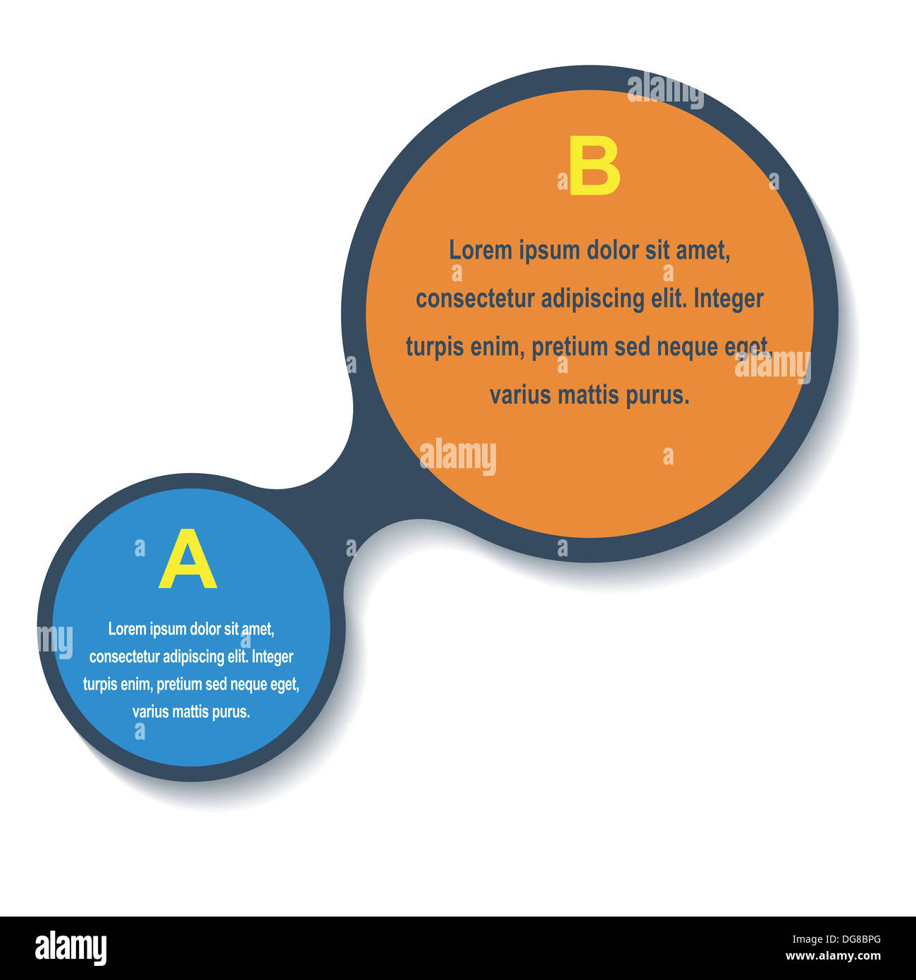 Modern Design Circle template / can be used for infographics / numbered ...