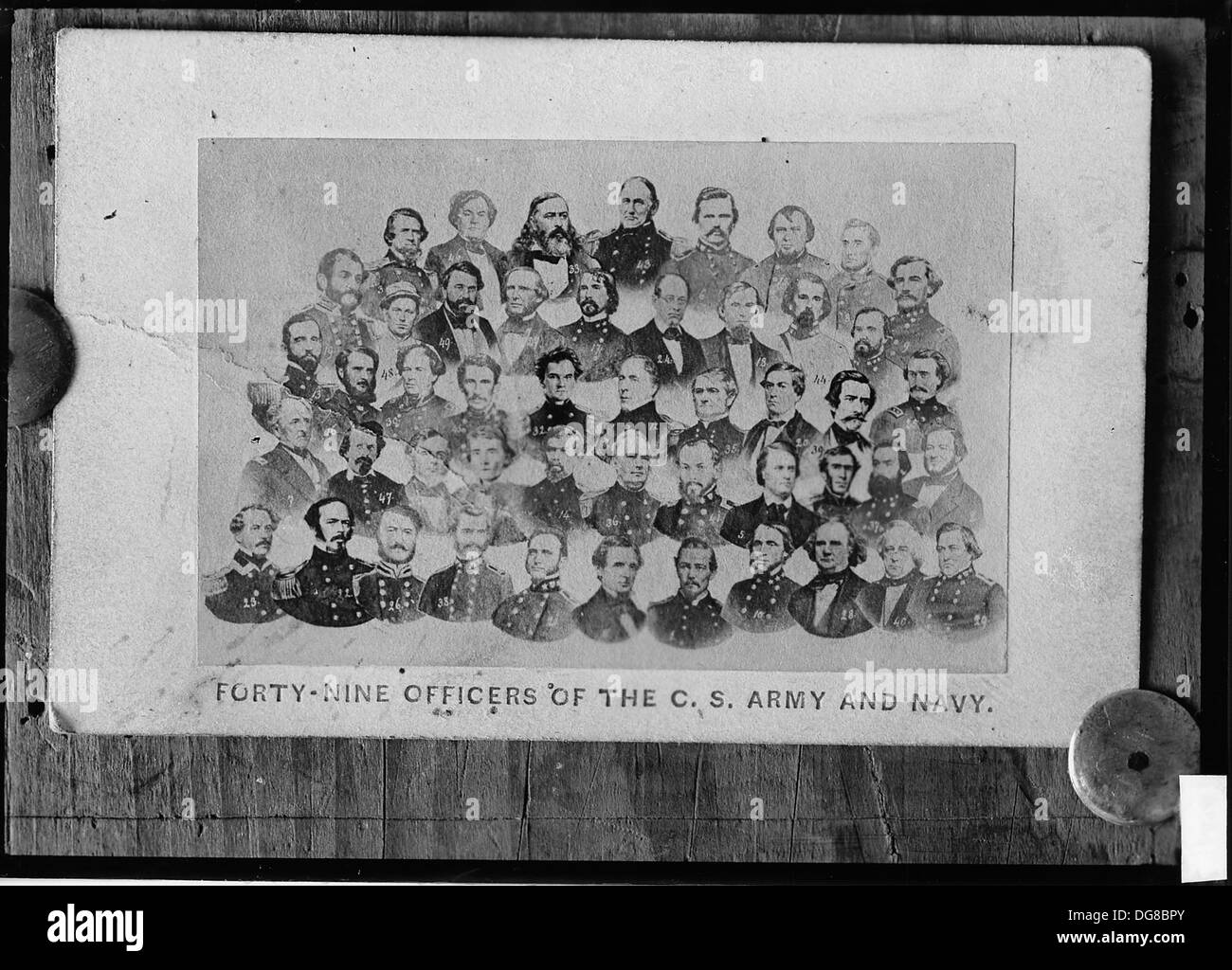 This image features Confederate Army and Navy officers, likely from the ...