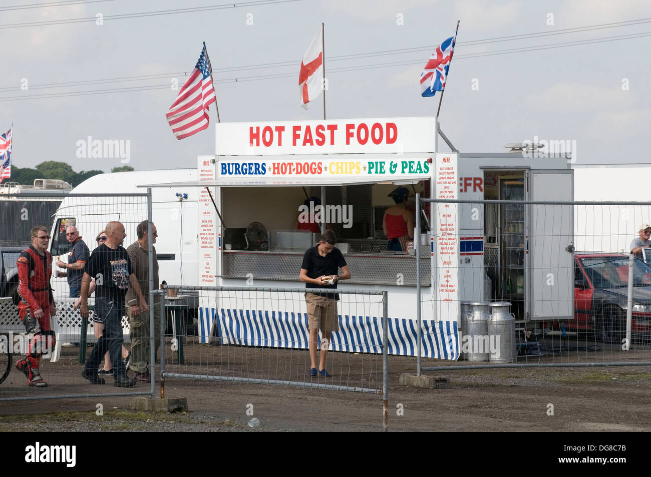 burger van vans fast food trailer food wagon hot catering outdoor ...