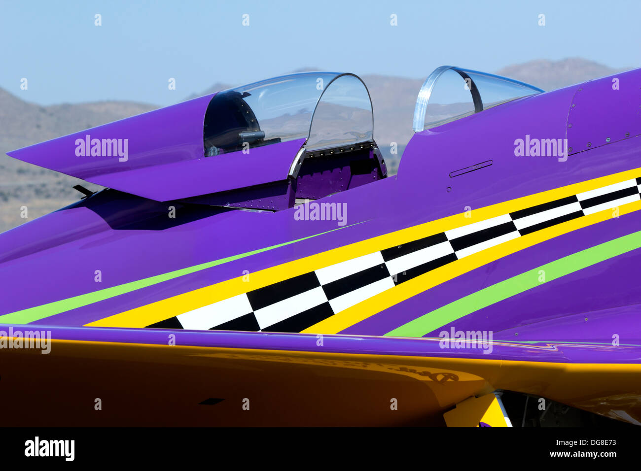 Canopy and cockpit of the P-51 Mustang Air Racer "Voodoo Stock Photo ...