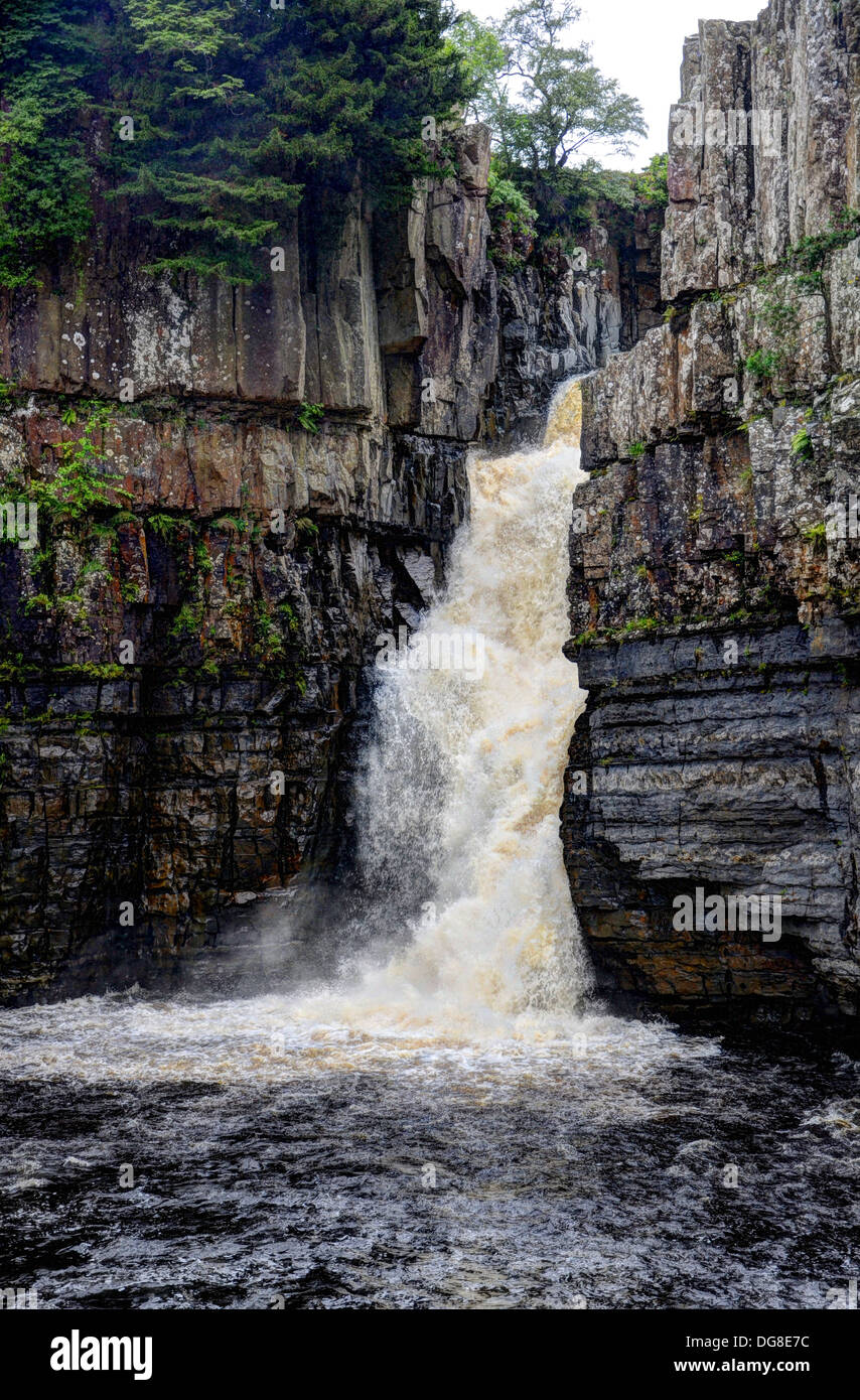 High Force Waterfall Stock Photo - Alamy