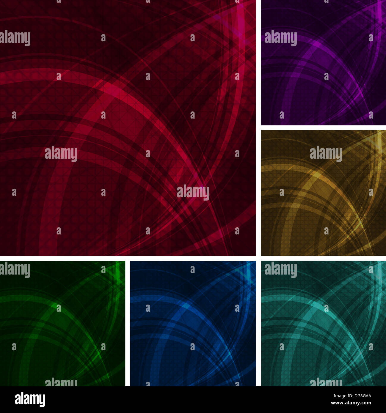 Dark abstract backgrounds. Six colors Stock Photo - Alamy