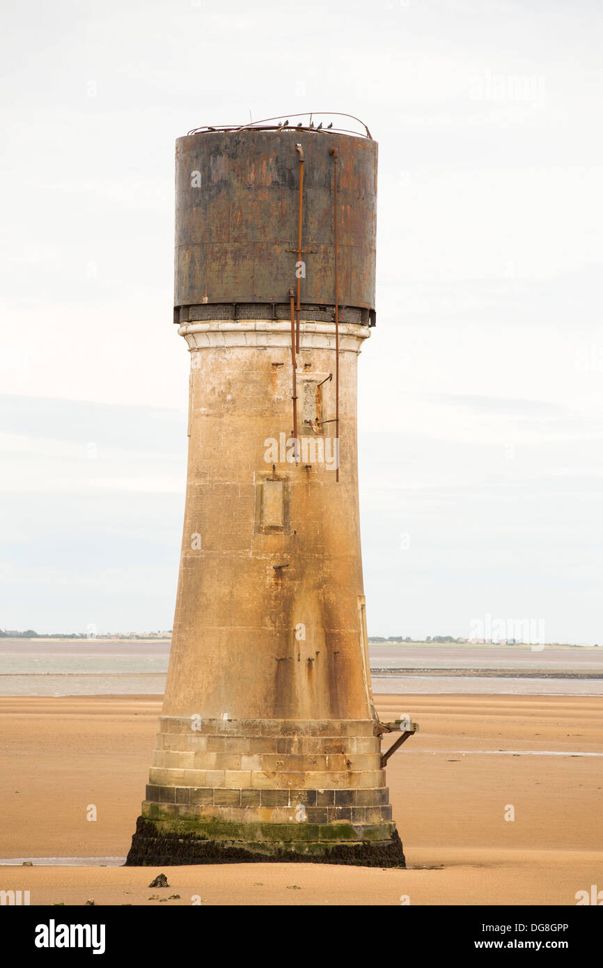 A water tower at Spurn National Nature Reserve. Spurn Point is a long ...