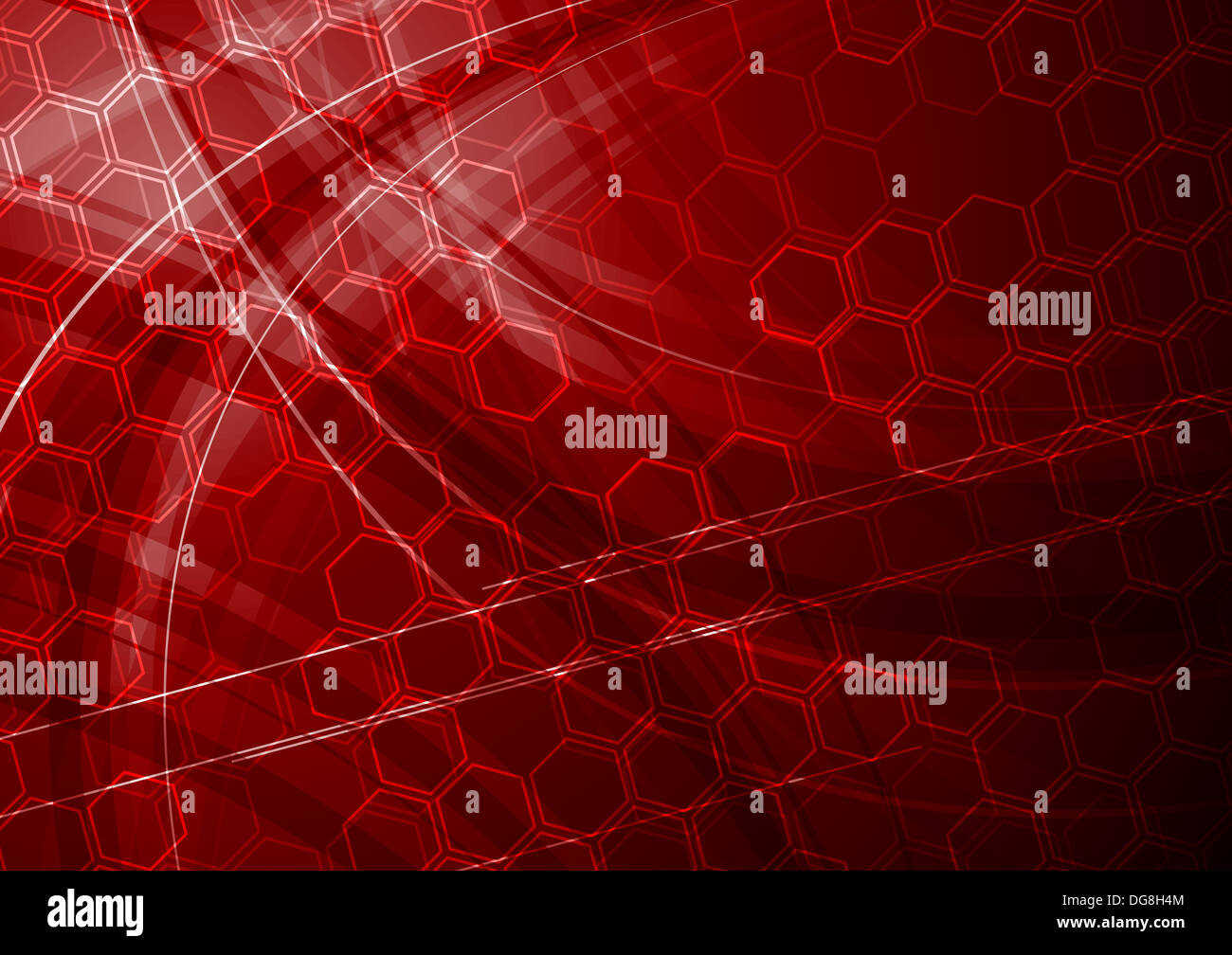 Dark technical background with hexagon texture - eps 10 Stock Photo - Alamy