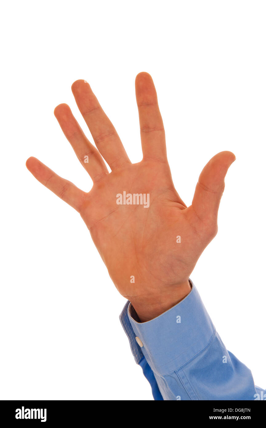 Number five finger hand symbol hi-res stock photography and images - Alamy