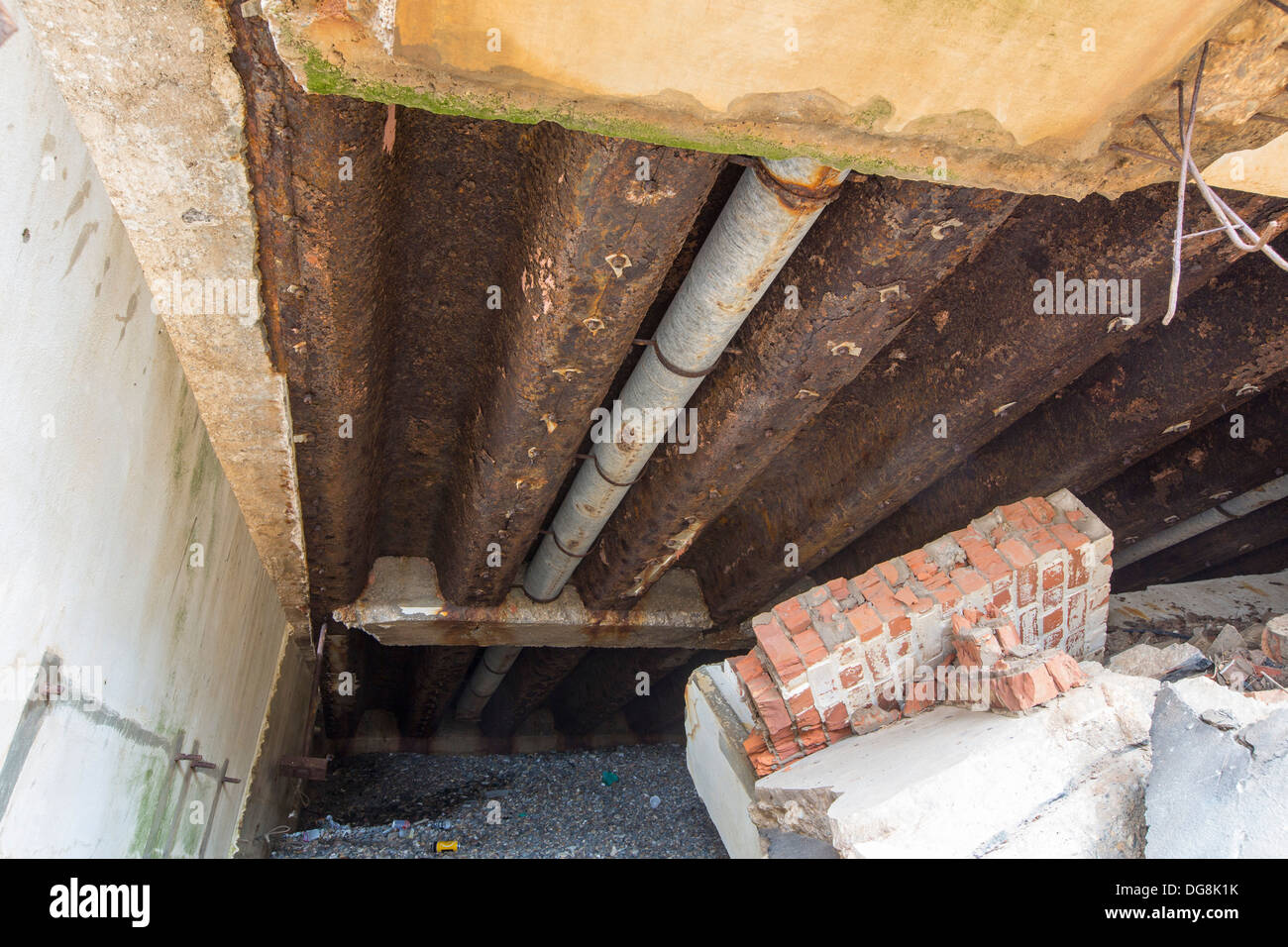 The Remains of the Godwin battery near Spurn point, destroyed by ...