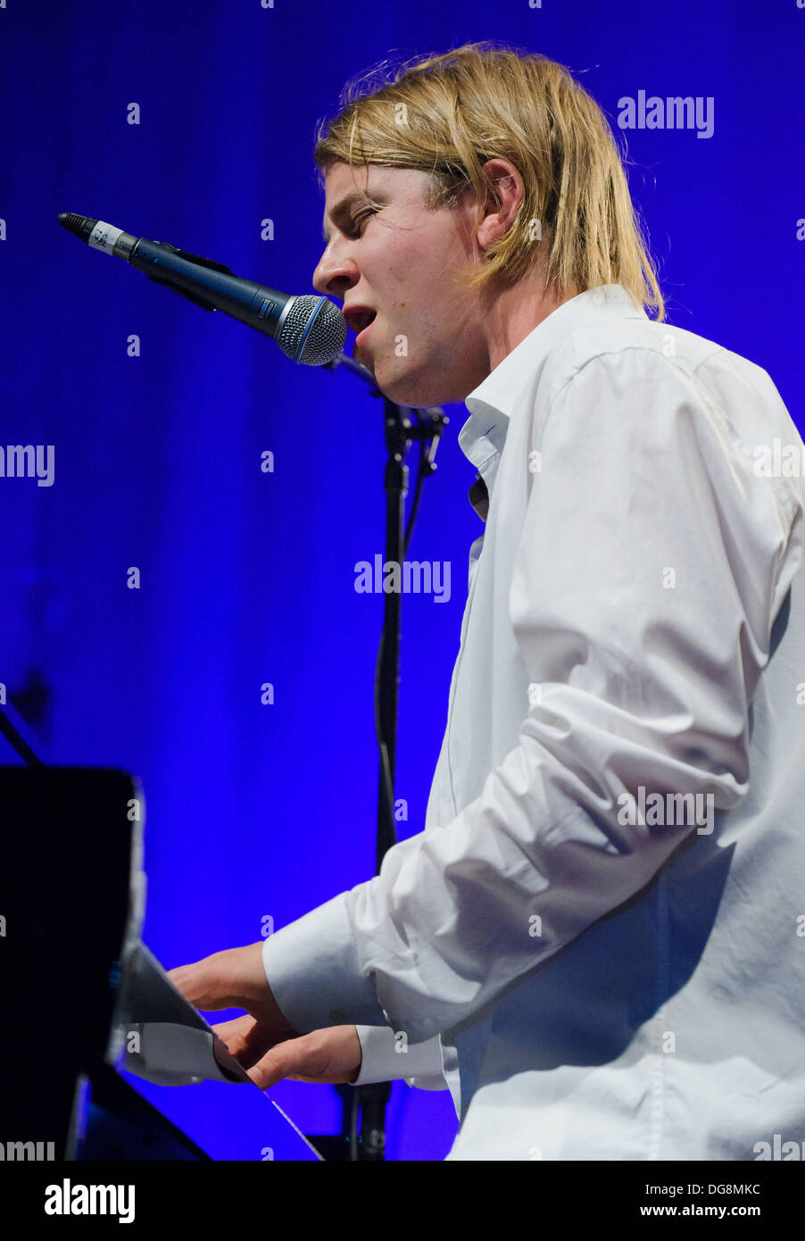 Singer and Songwriter Tom Odell performs at the Cambridge Corn Exchange ...