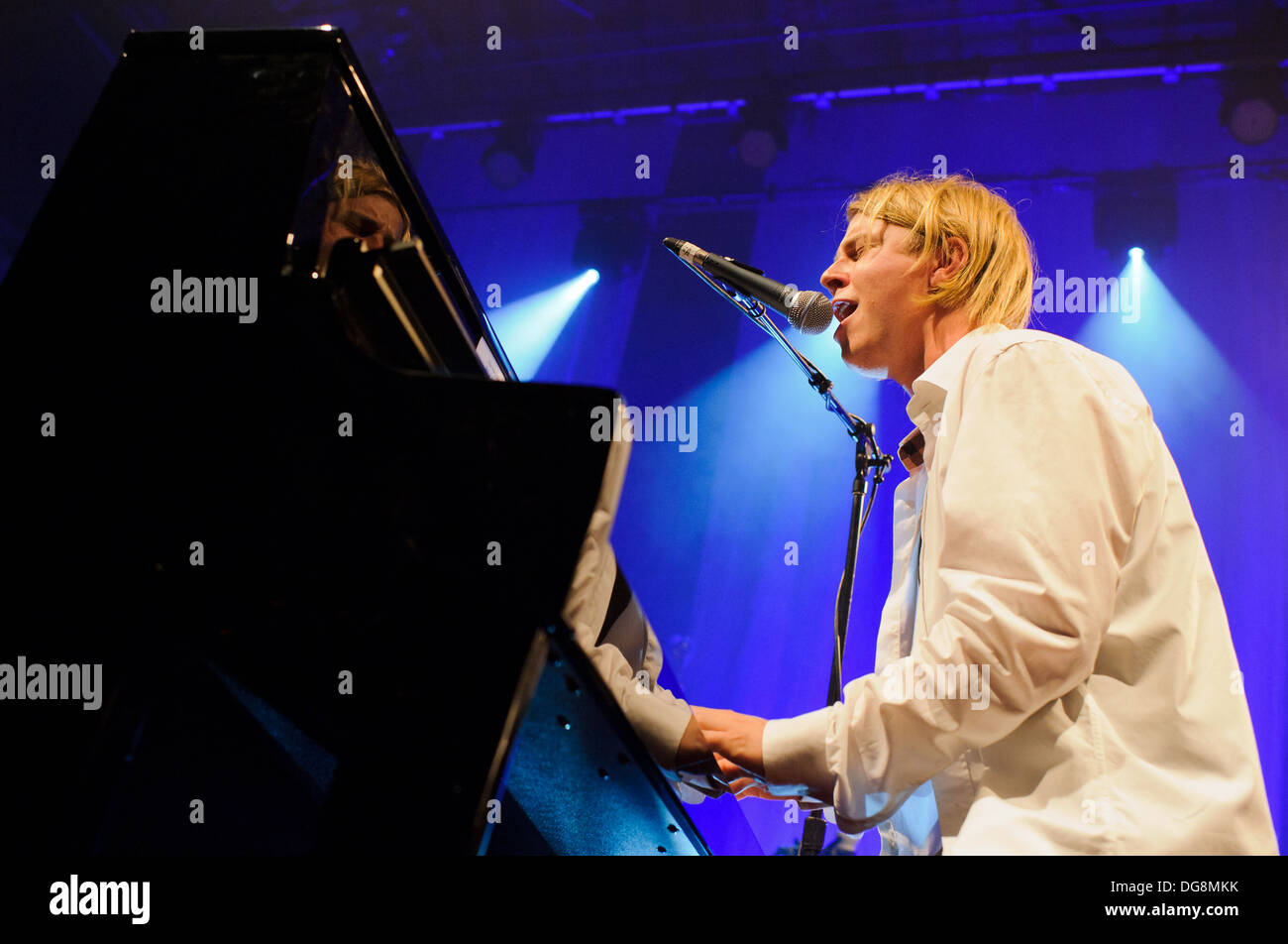 Singer and Songwriter Tom Odell performs at the Cambridge Corn Exchange ...