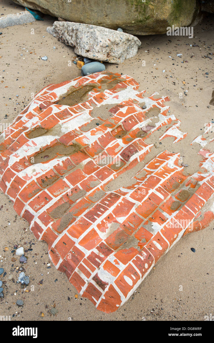 The Remains of the Godwin battery near Spurn point, destroyed by ...