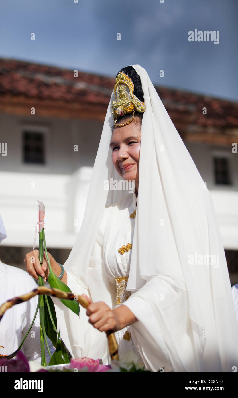 A Spirit medium rides in a street procession at the Phuket Vegetarian ...