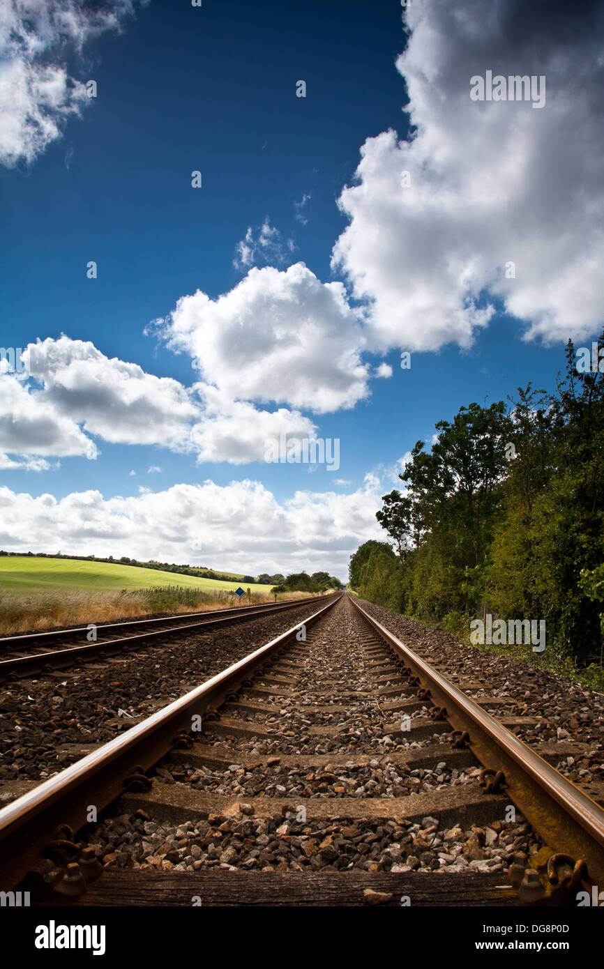Straight railway hi-res stock photography and images - Alamy