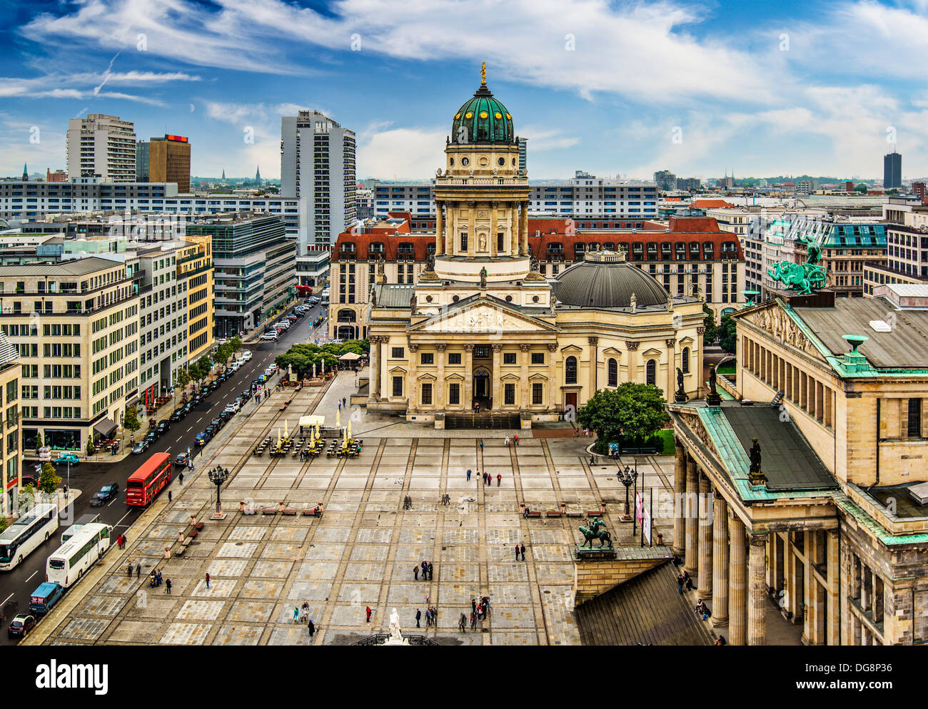 Historic Gendarmenmarkt Square in Berlin, Germany Stock Photo: 61658554 ...
