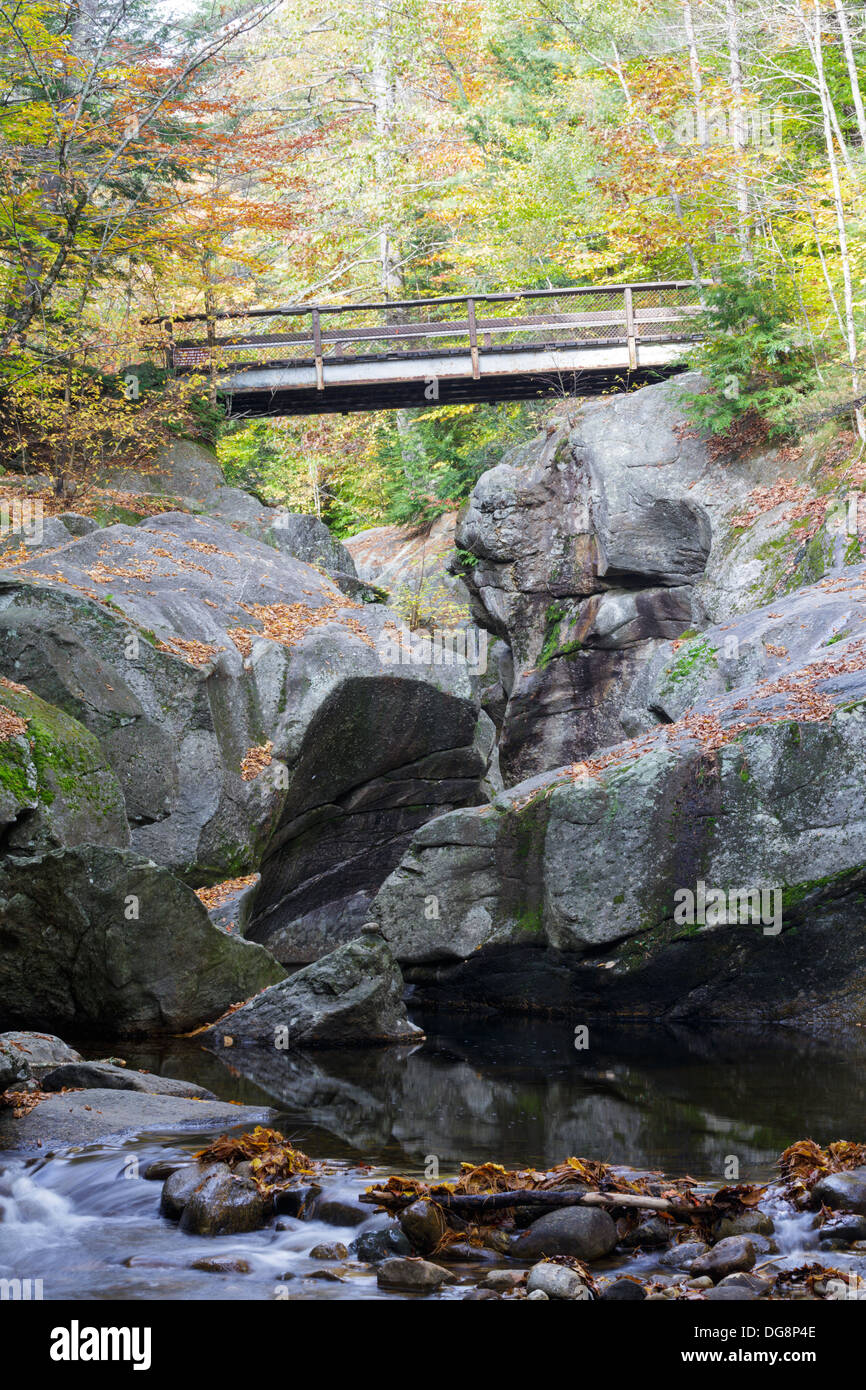 Sculptured Rocks Natural Area in Groton, New Hampshire USA Stock Photo ...