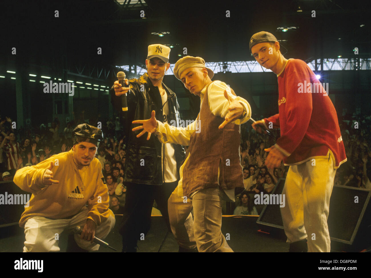 E-17 (later East 17) UK pop group about 1998 Stock Photo - Alamy
