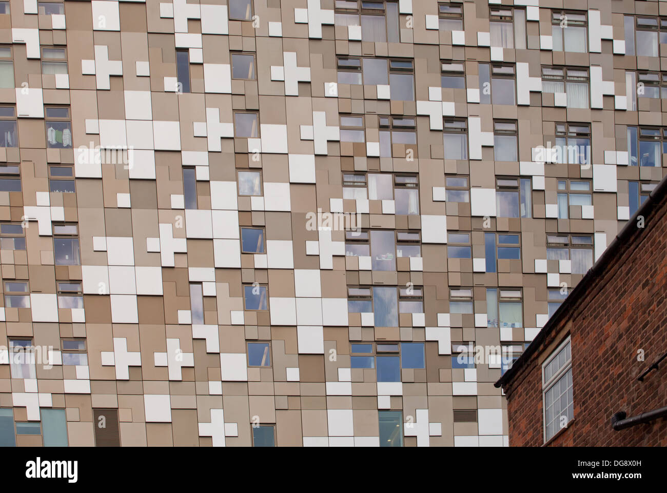 The Cube building photographed with other style architecture, The ...