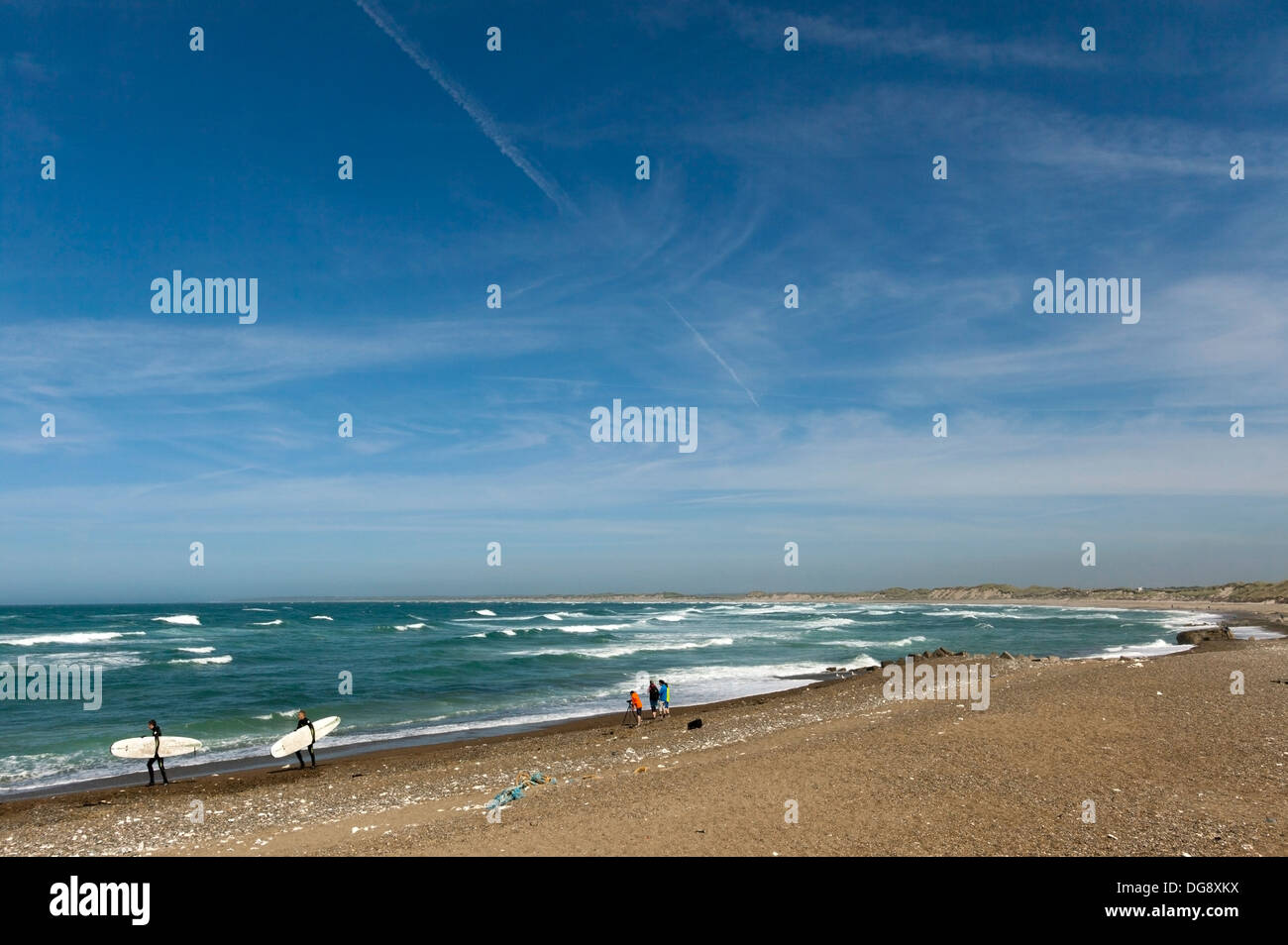 Beach at the Danish west coast. Klitmoller. Denmark Stock Photo - Alamy