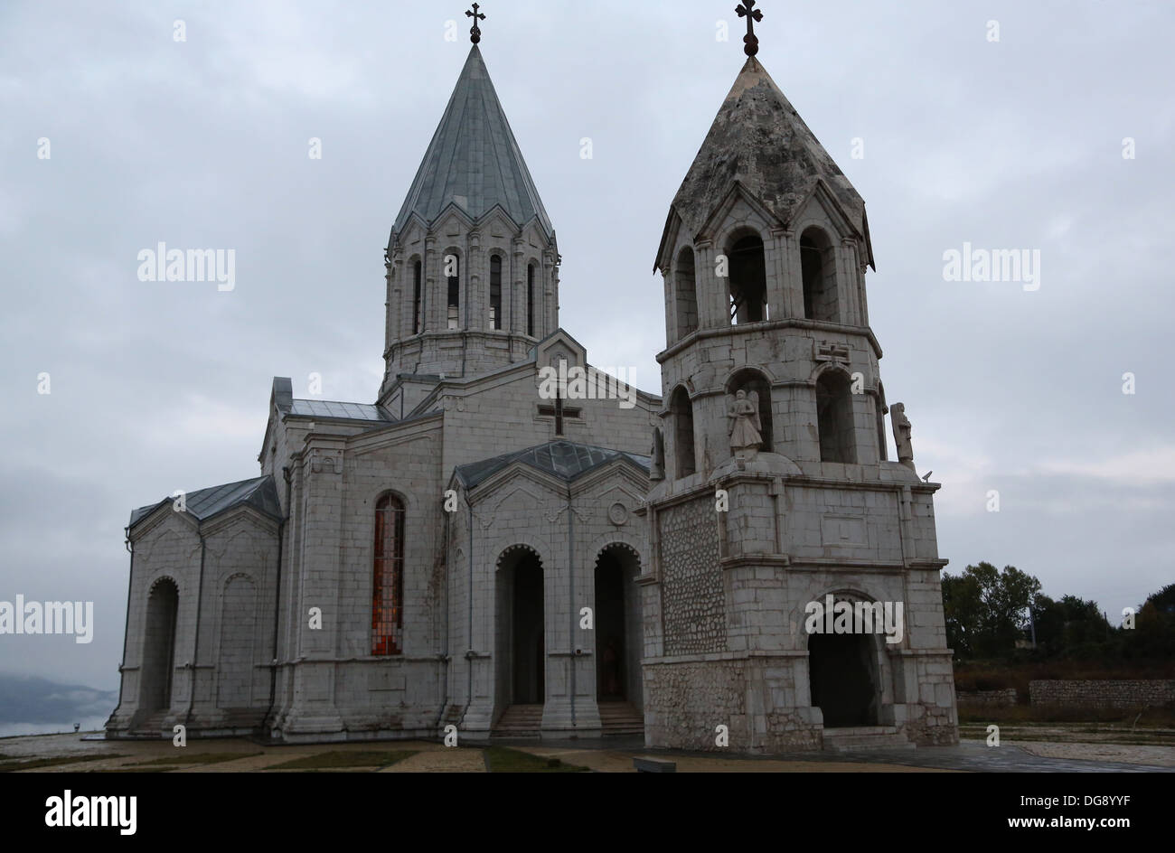 St. Ghazanchetsots Church, Shushi, Nagorno Karabakh Stock Photo - Alamy
