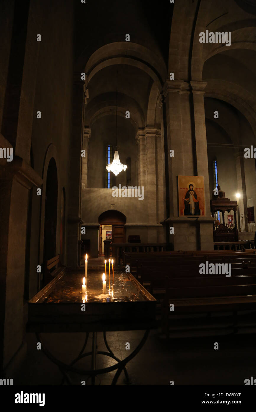 St. Ghazanchetsots Church, Shushi, Nagorno Karabakh Stock Photo - Alamy