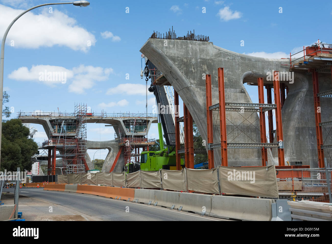 fragment view of the road under reconstruction Stock Photo - Alamy