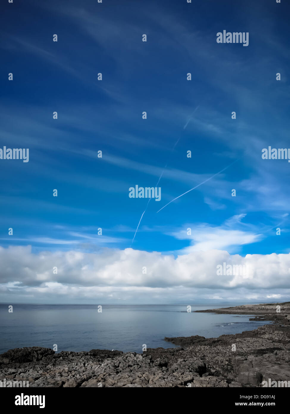 The Bristol Channel from Porthcawl Stock Photo - Alamy