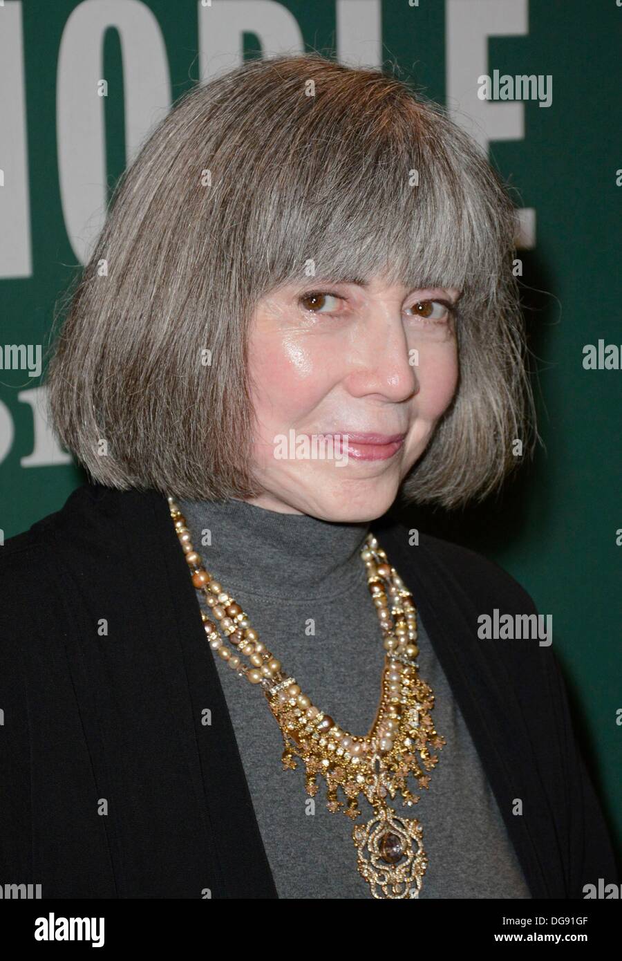 New York, NY, USA. 16th Oct, 2013. Anne Rice at in-store appearance for ...