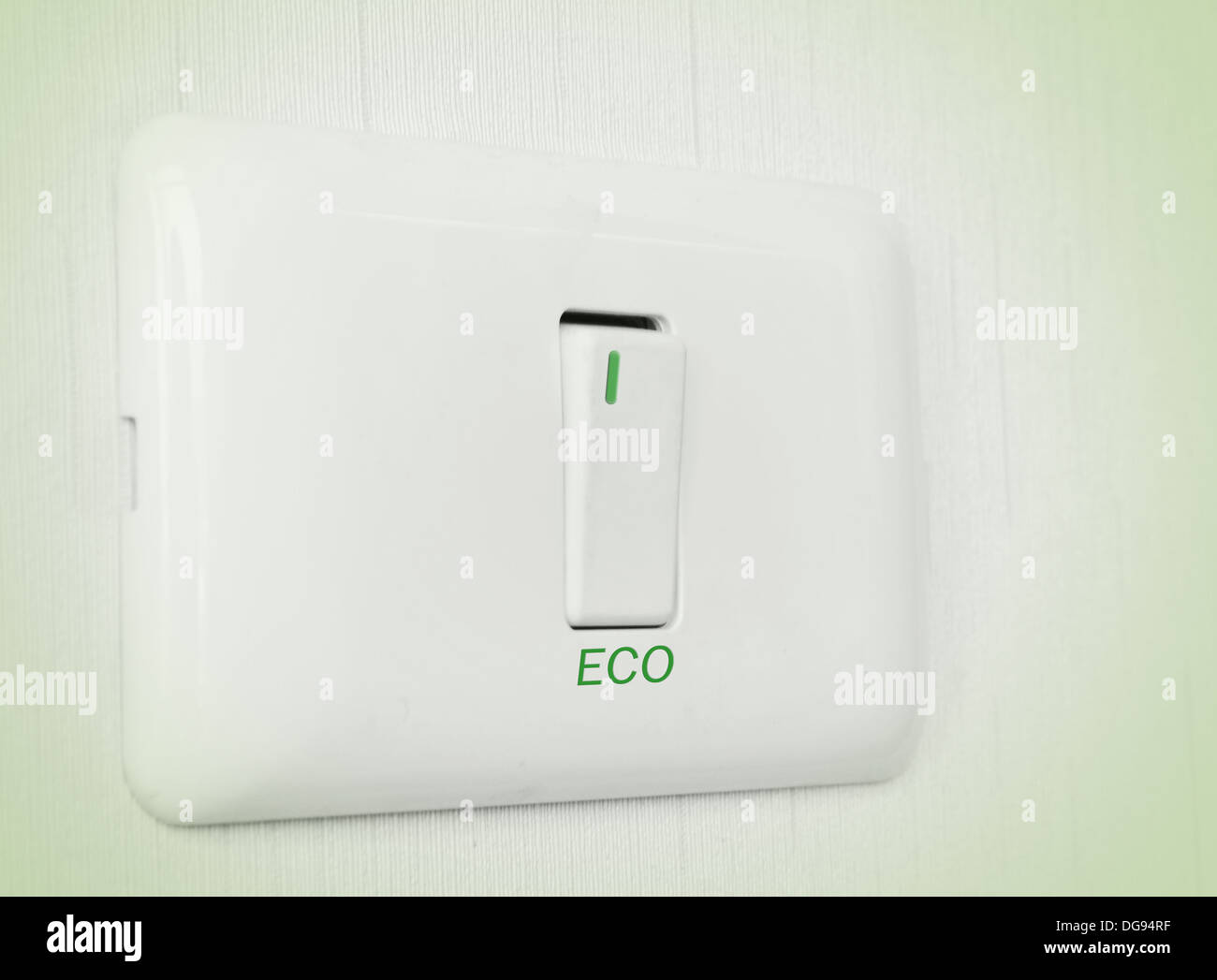 Eco concepts Light Switch off Stock Photo - Alamy