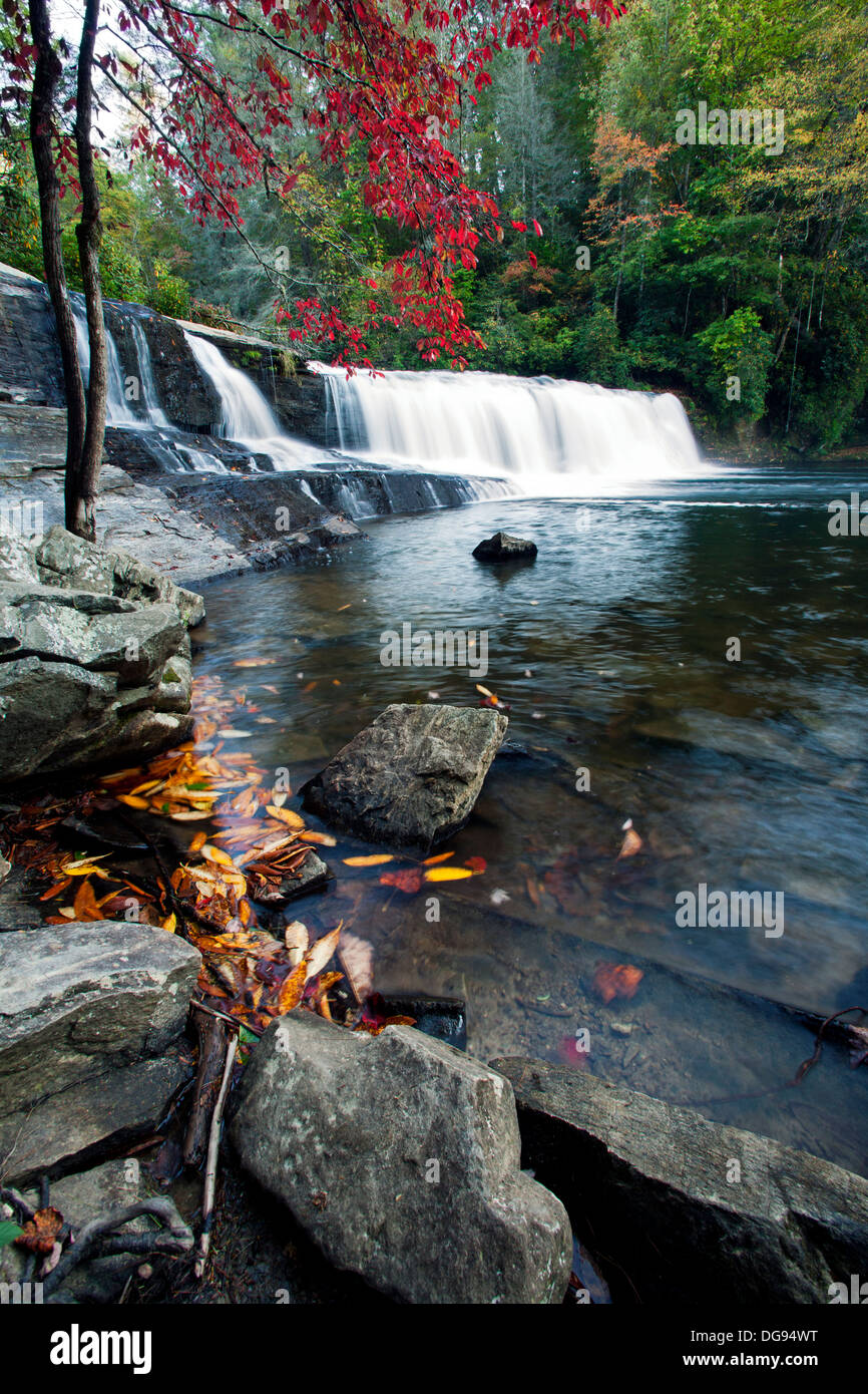 Hooker Falls - Dupont State Forest - Brevard, North Carolina USA Stock ...