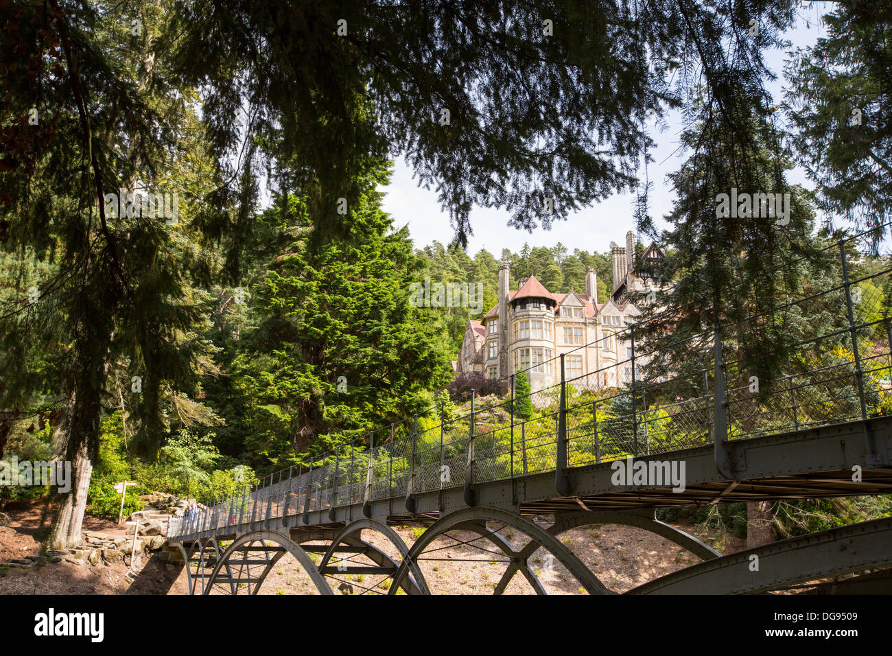 Cragside, Rothbury, Northumberland, the home of Lord Armstrong, a ...