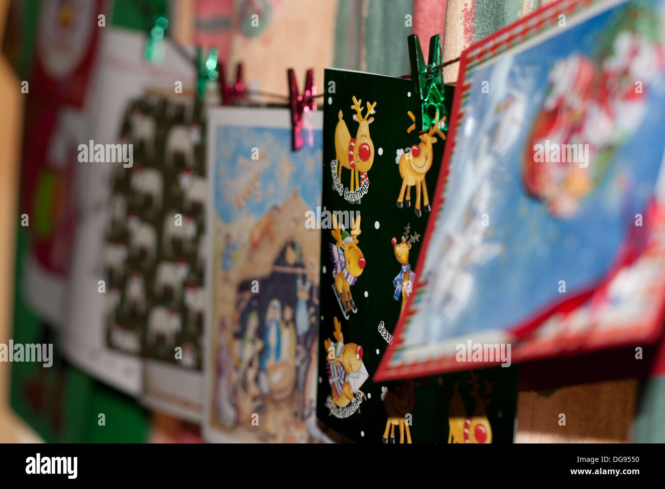 String of cards hi-res stock photography and images - Alamy