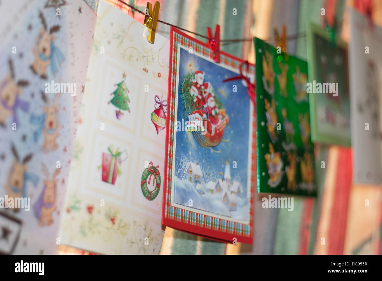 String of cards hi-res stock photography and images - Alamy