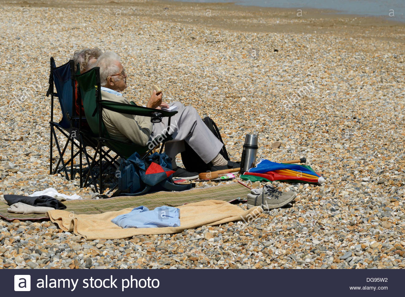 Oaps And Beach High Resolution Stock Photography and Images - Alamy