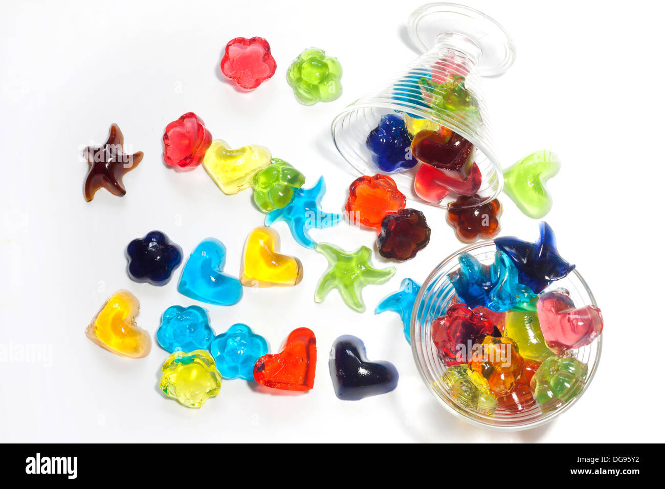Jelly candy homemade on white background Stock Photo - Alamy
