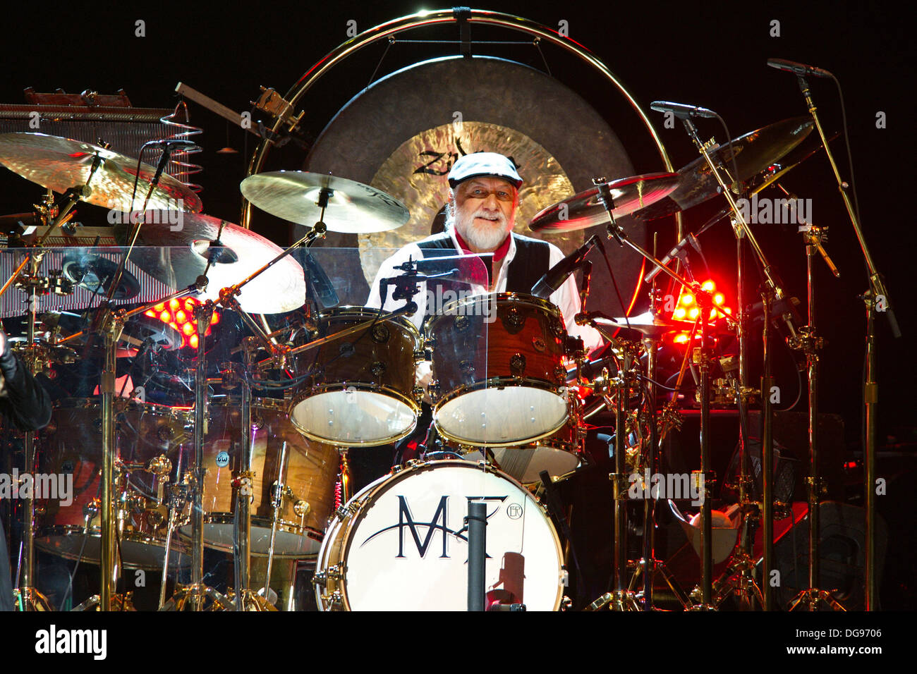 British-American rock band "Fleetwood Mac" live concert at the O2 World ...