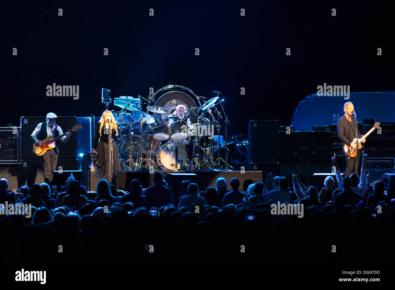 British-American rock band "Fleetwood Mac" live concert at the O2 World ...