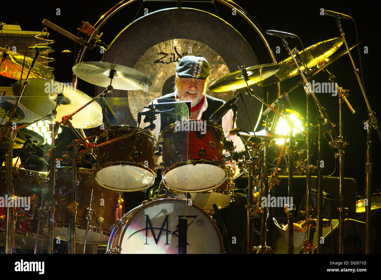 British-American rock band "Fleetwood Mac" live concert at the O2 World ...