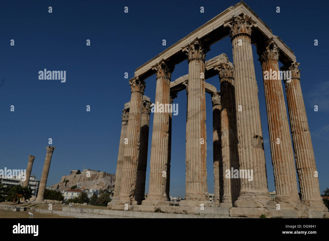 Temple of Olympian Zeus Stock Photo - Alamy