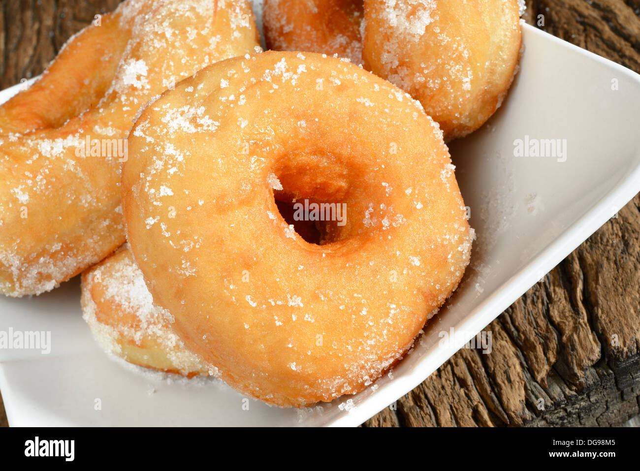 sweet donut fried typical nepolitan food called graffe Stock Photo - Alamy
