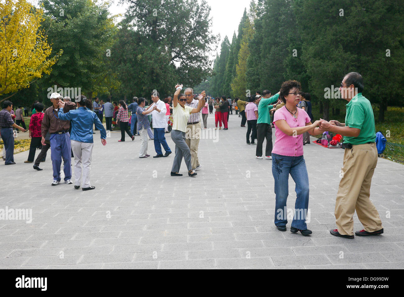 China, Beijing, The Forbidden City Temple of Heaven park, western ...