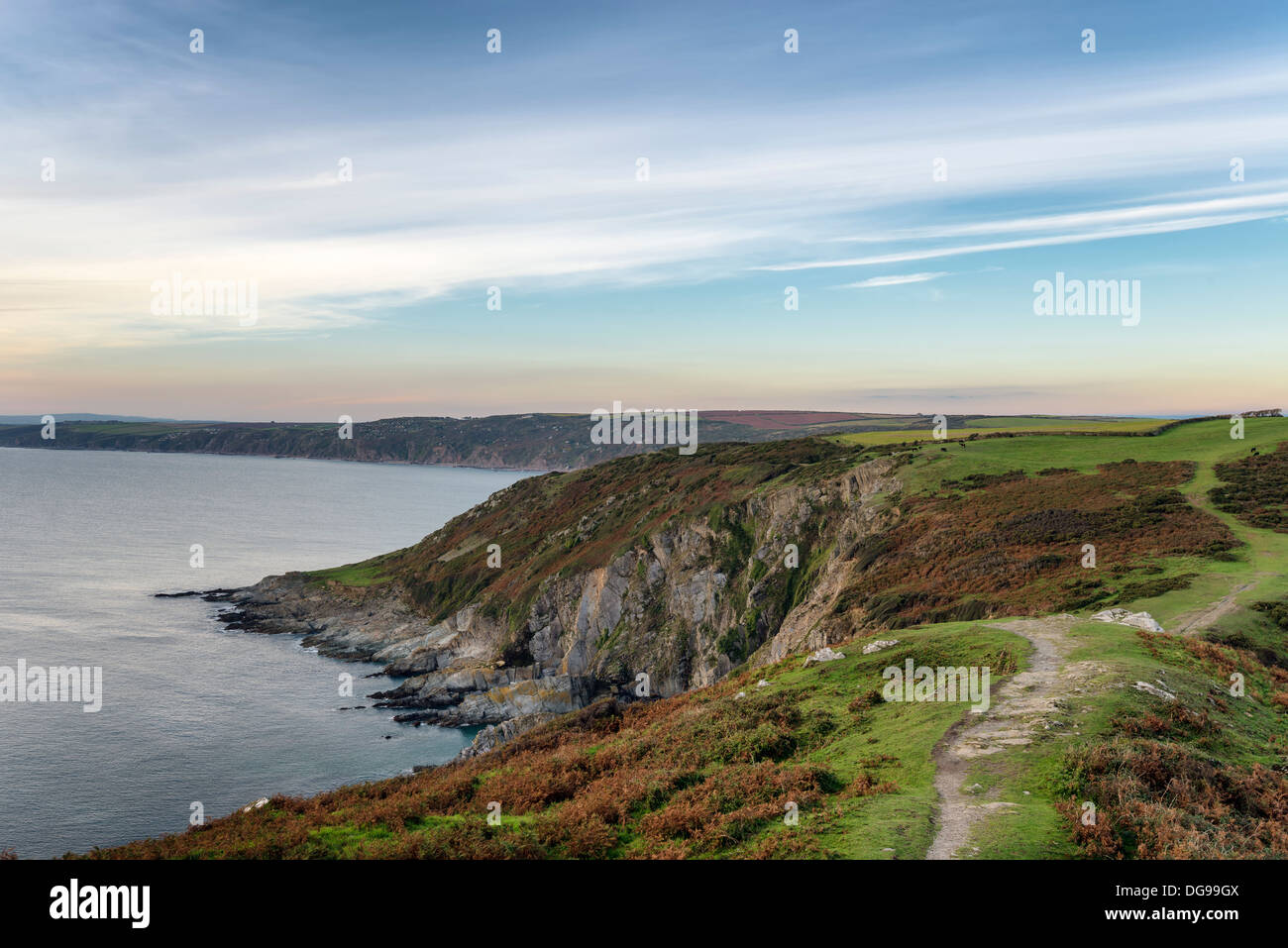 Rame head in Cornwall Stock Photo - Alamy