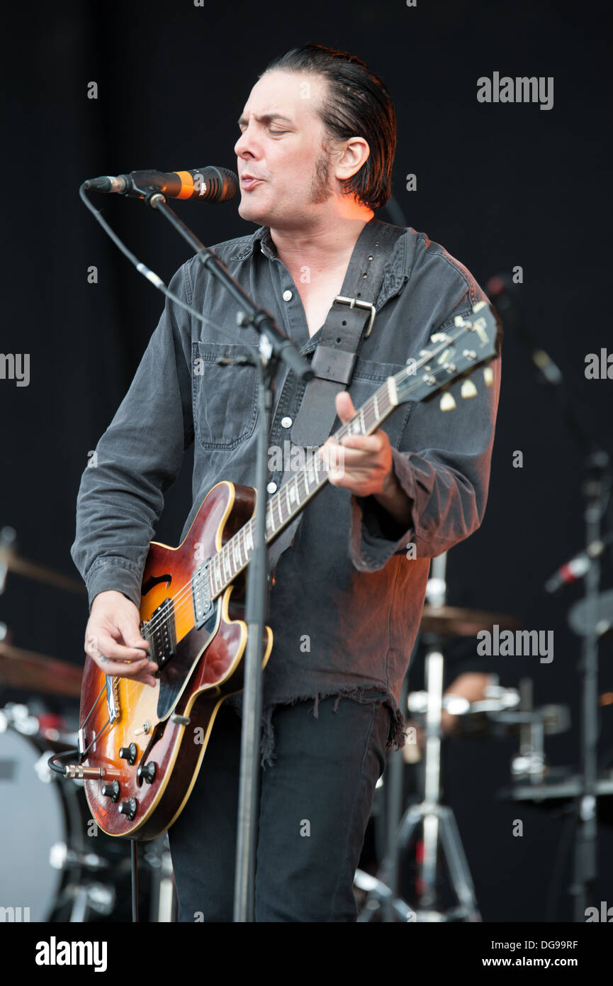 Black rebel motorcycle club performs hi-res stock photography and ...