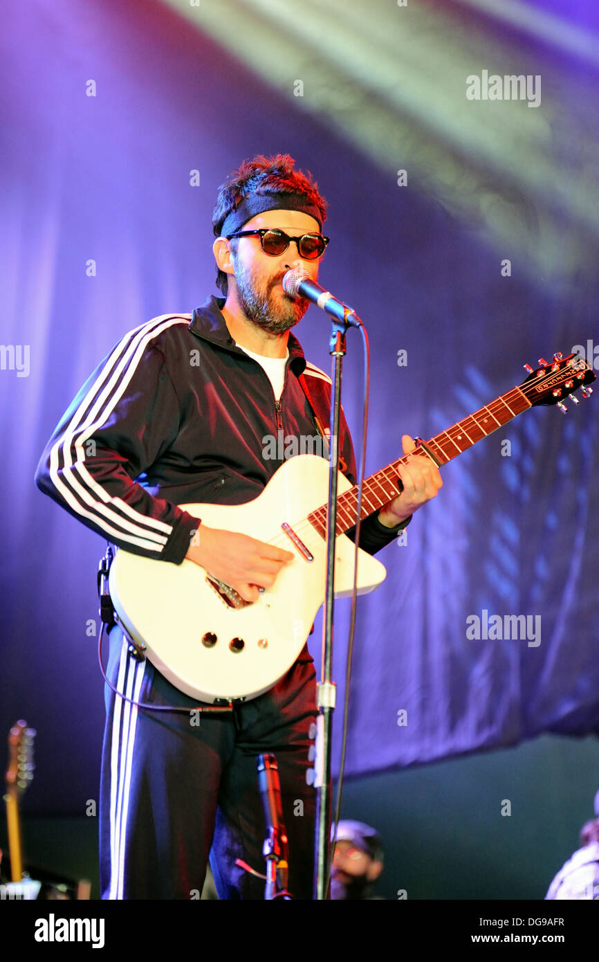 Mark Oliver Everett (E) of American alternative rock band Eels performs ...