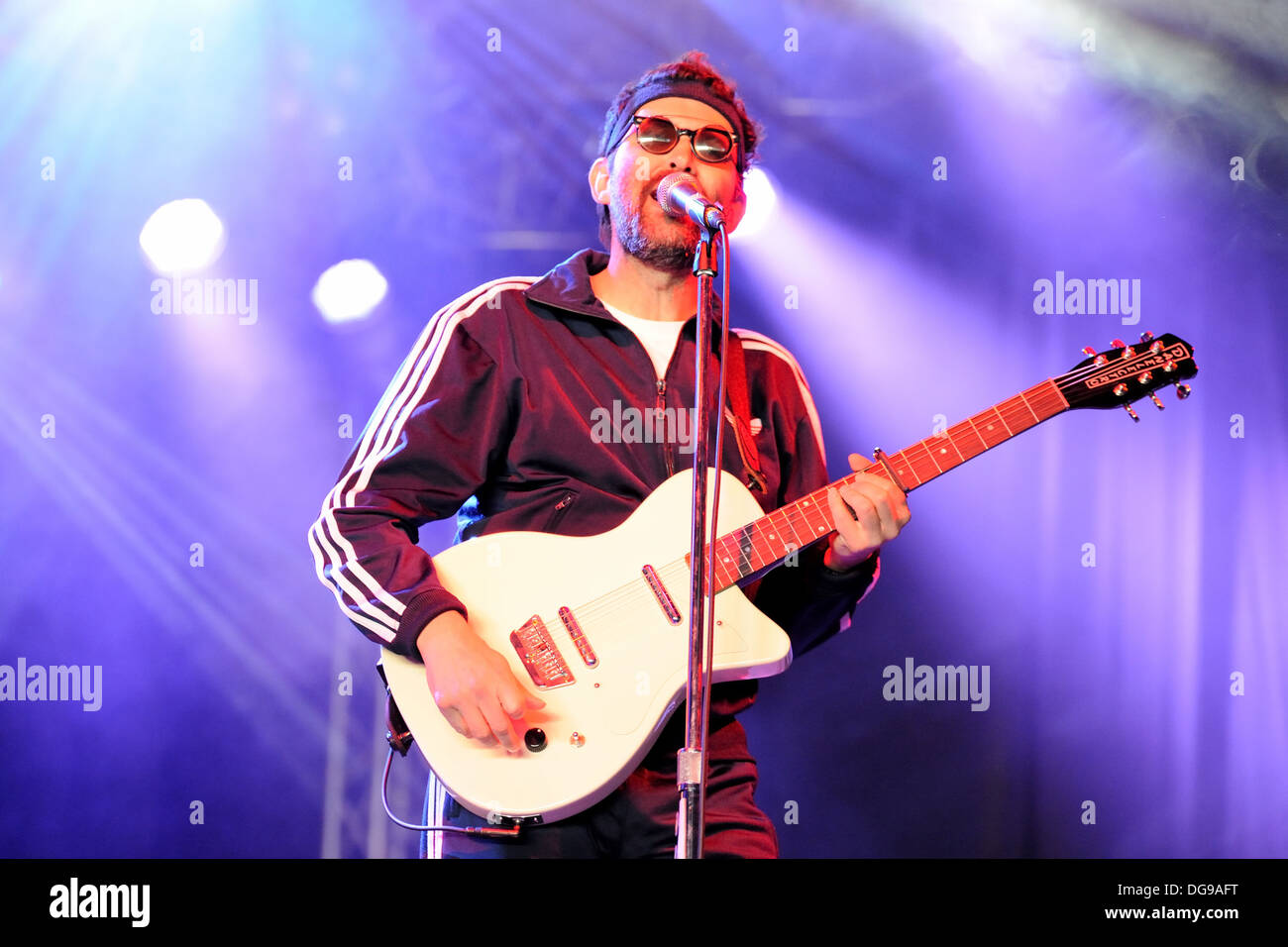 Mark Oliver Everett (E) of American alternative rock band Eels performs ...