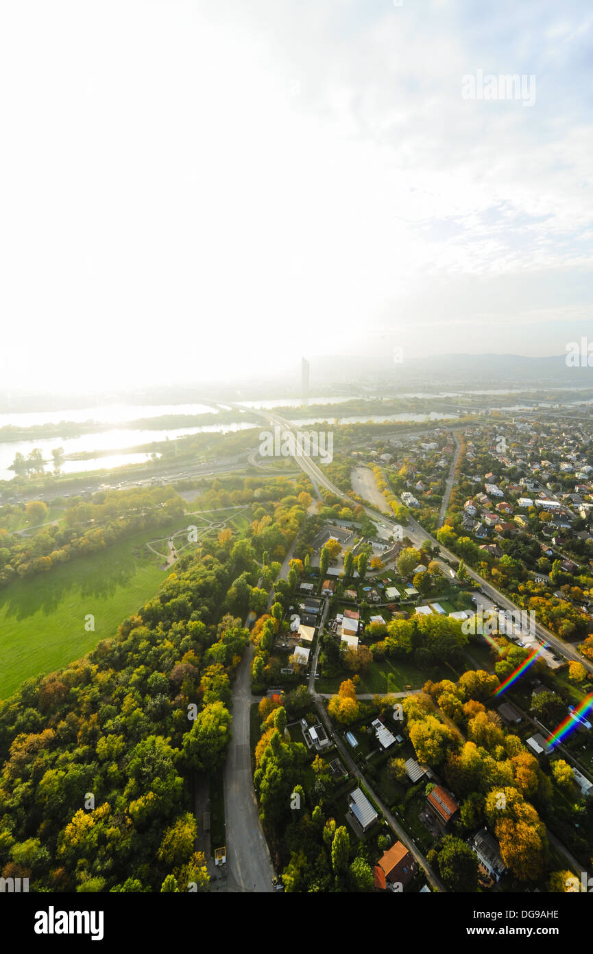 Vienna, skyline, Danube city, Austria, 22. District, Donaucity Stock ...