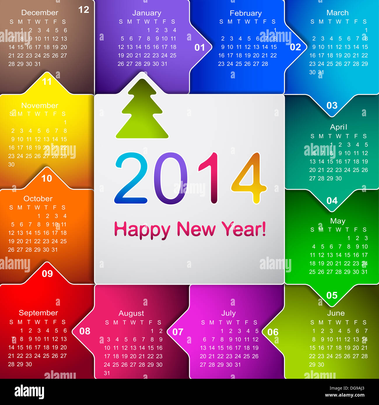 Rainbow calendar icon hi-res stock photography and images - Alamy