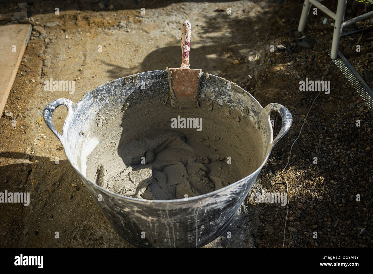 Wet plaster hi-res stock photography and images - Alamy