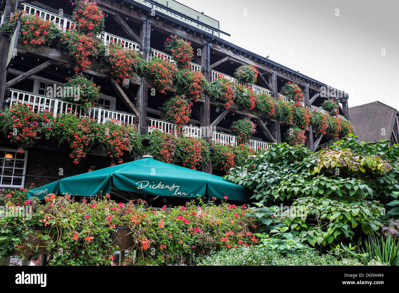 The Dickens Inn pub in Katherine's Dock Stock Photo - Alamy
