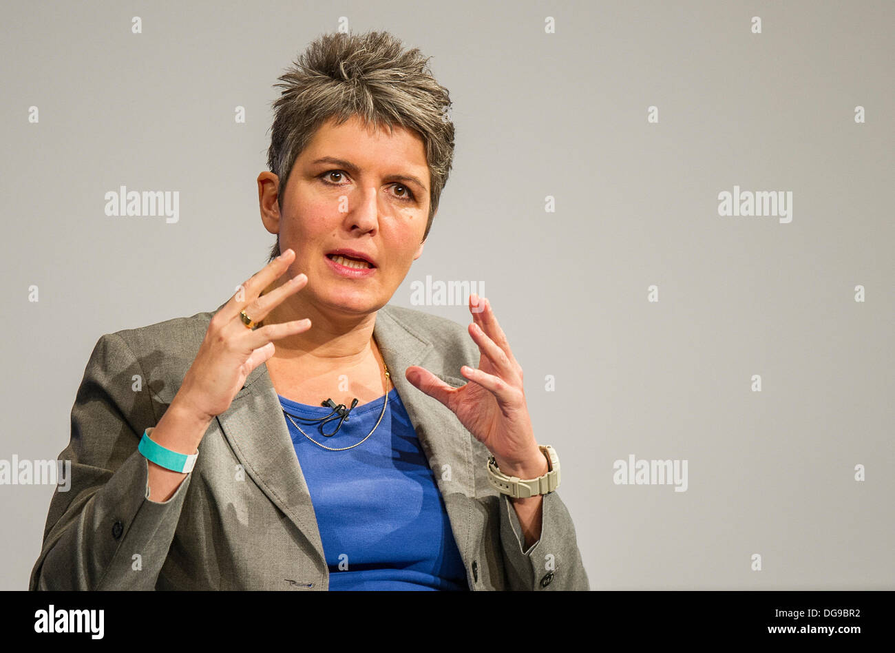 Munich, Germany. 16th Oct, 2013. Ines Pohl, Chief editor of the German ...